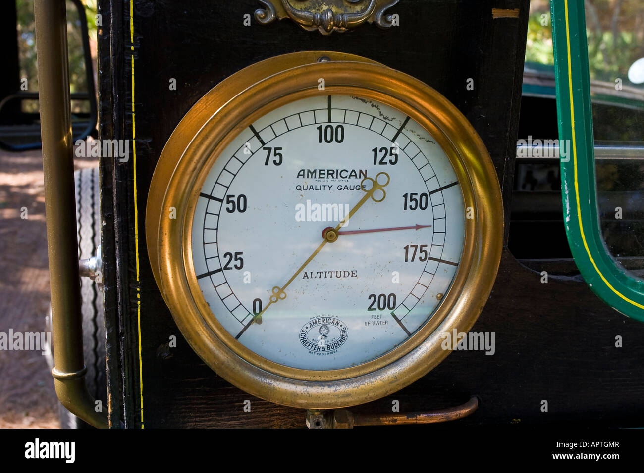 Altimeter mounted on antique truck hi-res stock photography and images ...