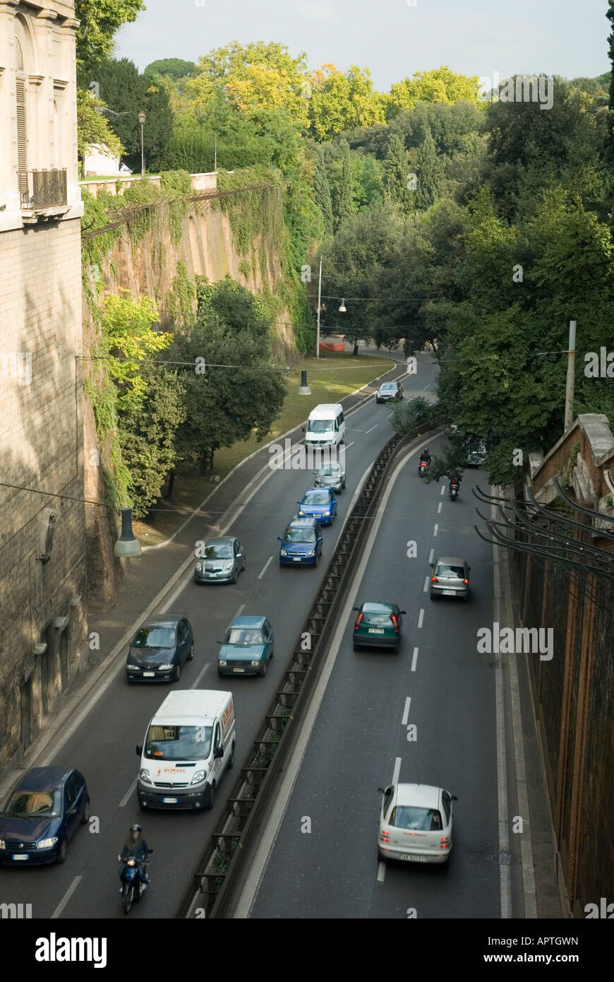 traffic in Rome, Italy Stock Photo - Alamy