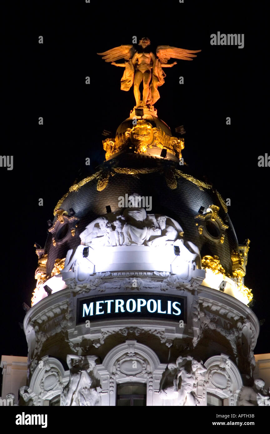 One of Madrid s Neo Baroque signature buildings Metrópolis designed by ...