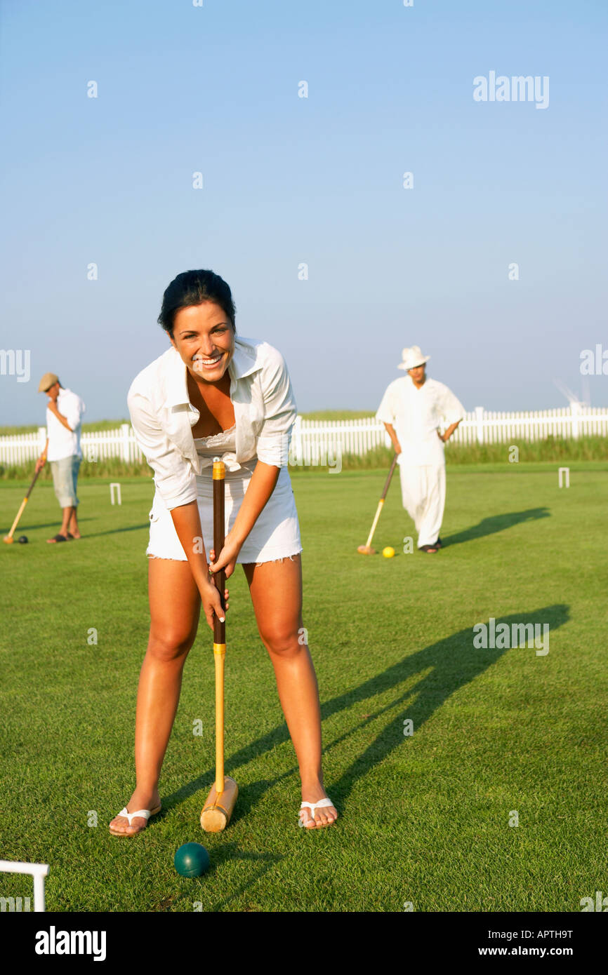Croquet lawn background hi-res stock photography and images - Alamy
