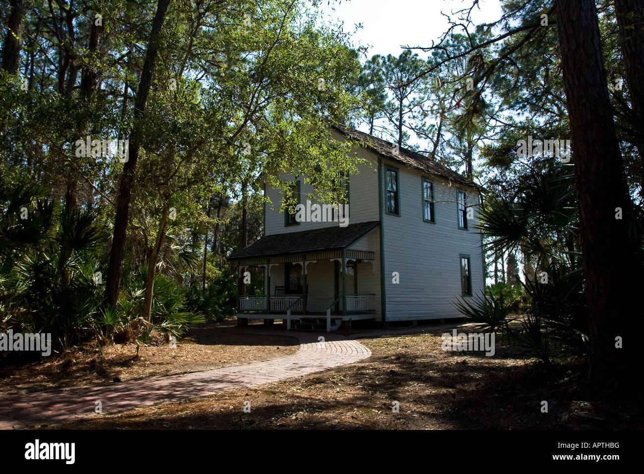 Late 19th century Florida architecture Stock Photo - Alamy