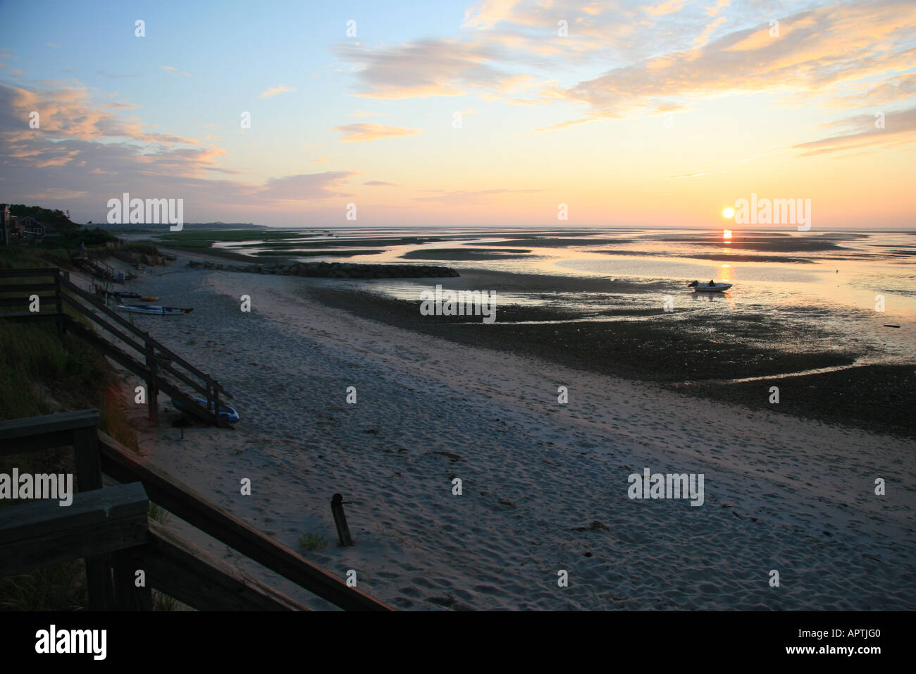 Brewster tidal flats sunset hi-res stock photography and images - Alamy