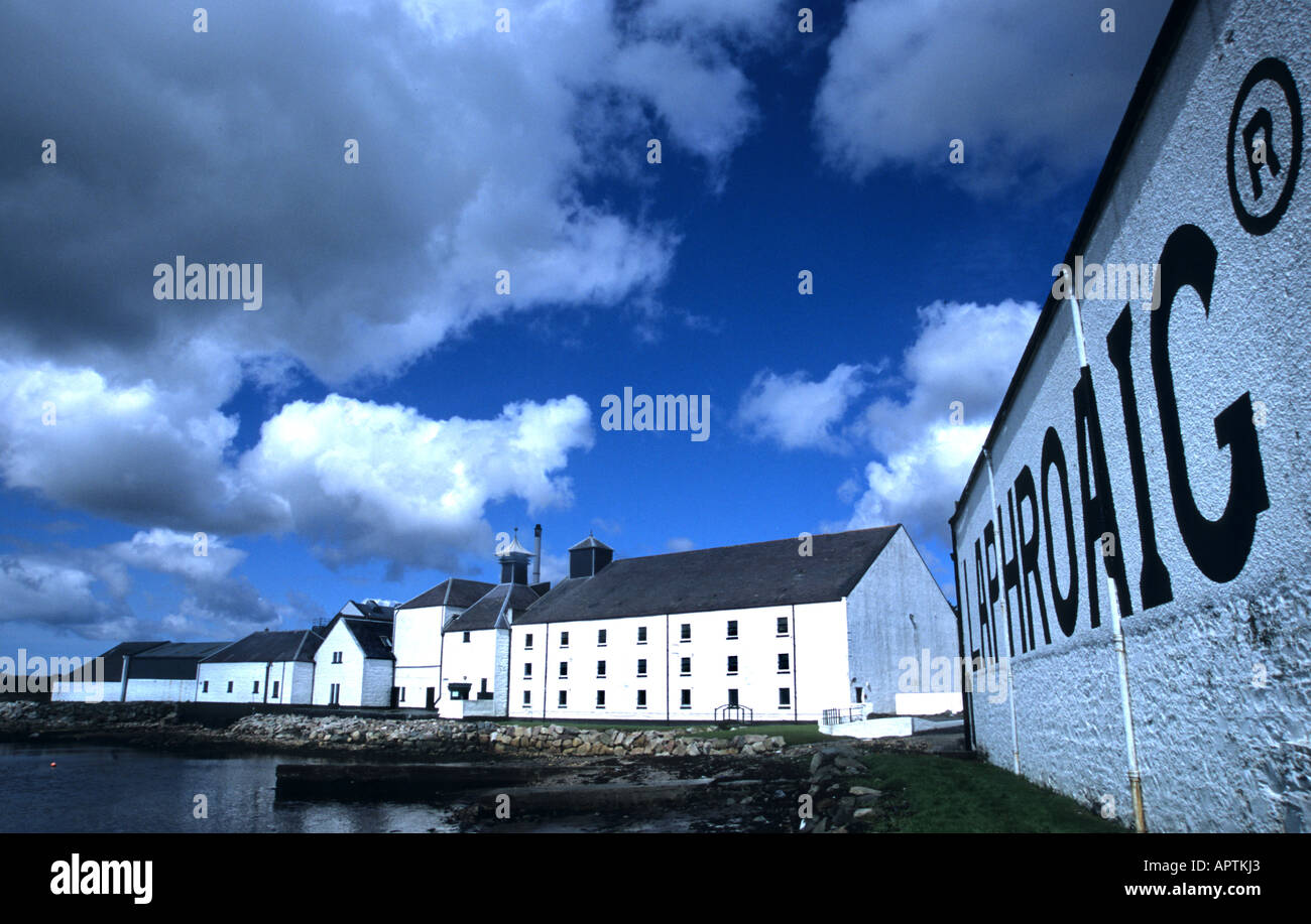 Scotland Whisky Distillery Stills Laphroaig Islay Stock Photo - Alamy