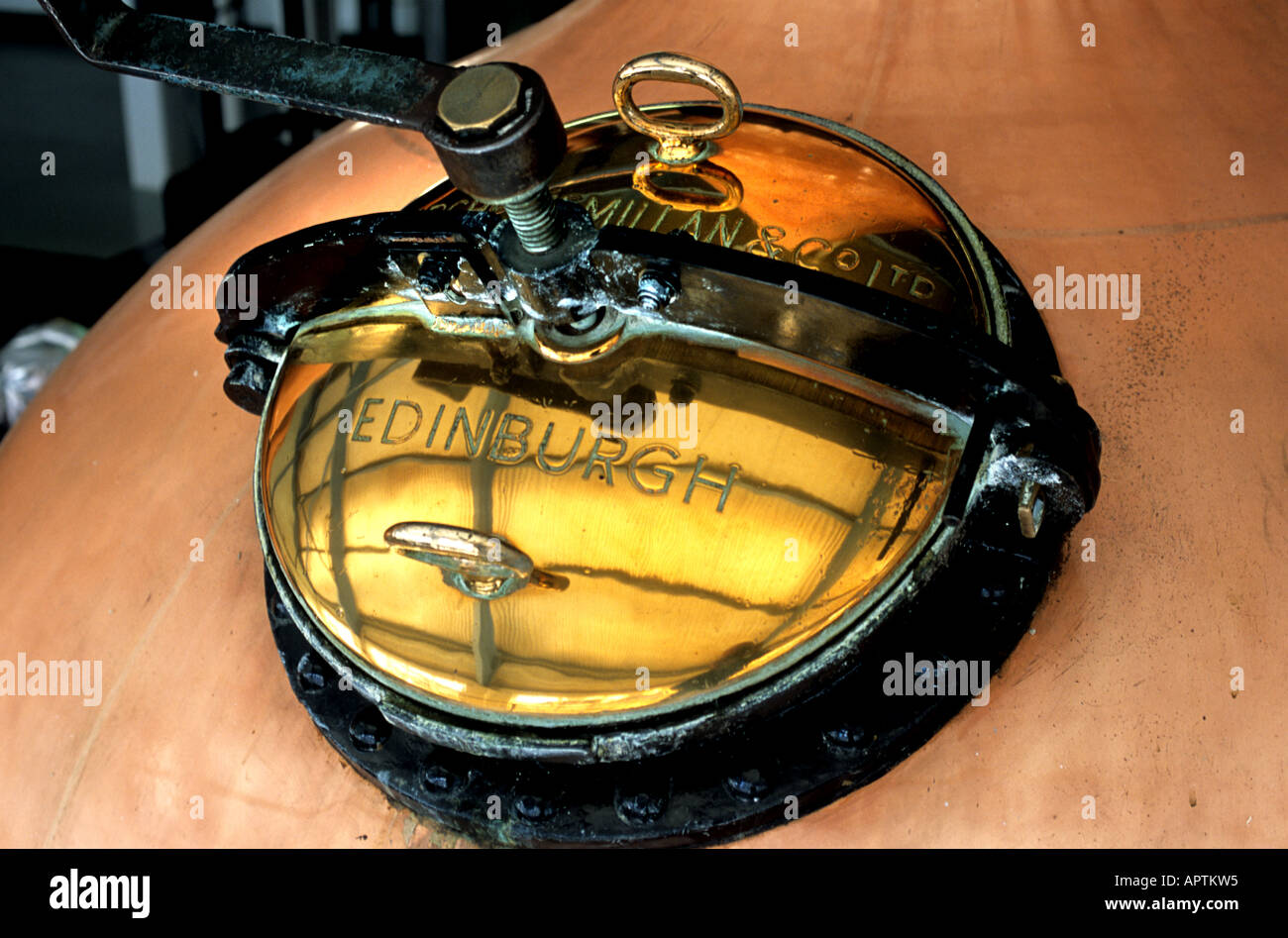 Scotland Whisky Distillery Stills Glennfiddich Stock Photo - Alamy