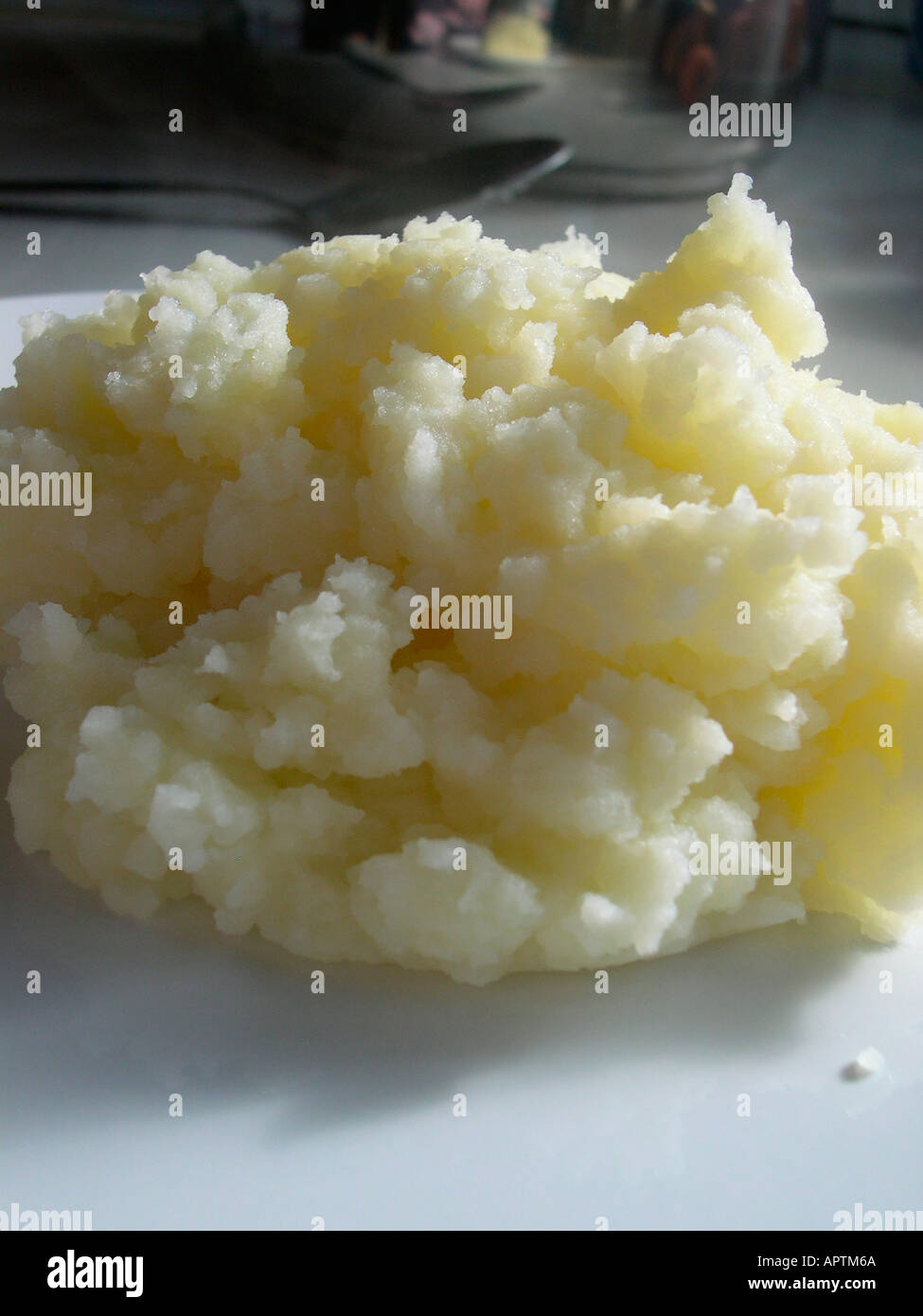 a pile of mashed potatoes Stock Photo - Alamy