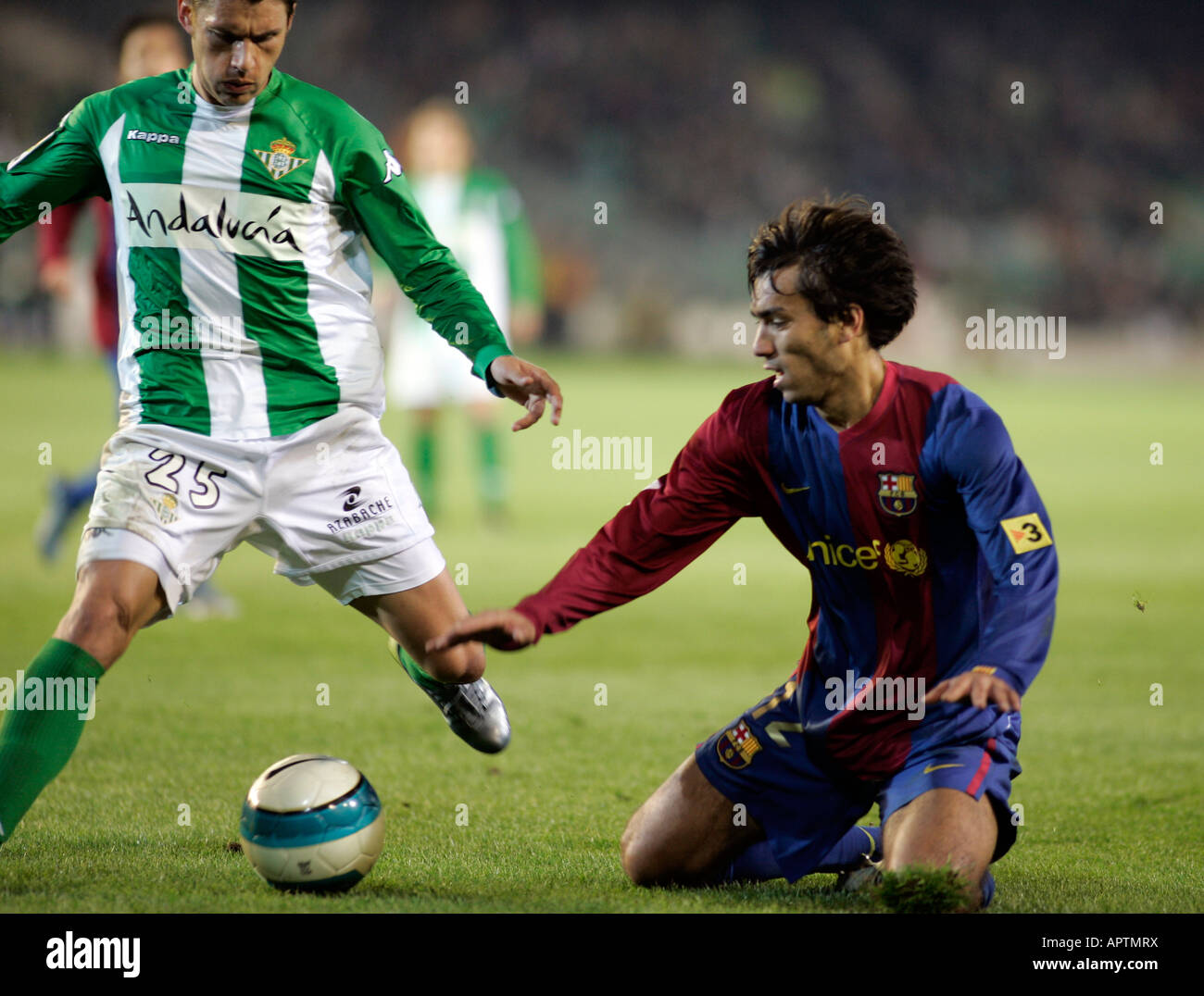 Sobis (Betis) and Gio (Barcelona Stock Photo - Alamy