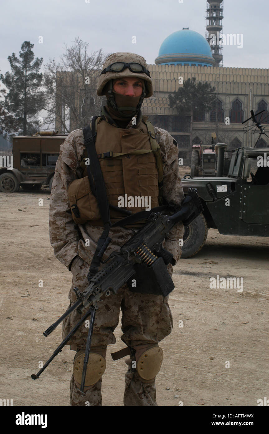 East Afghanistan January 2005 US Army troops based at Khost .Soldier on ...