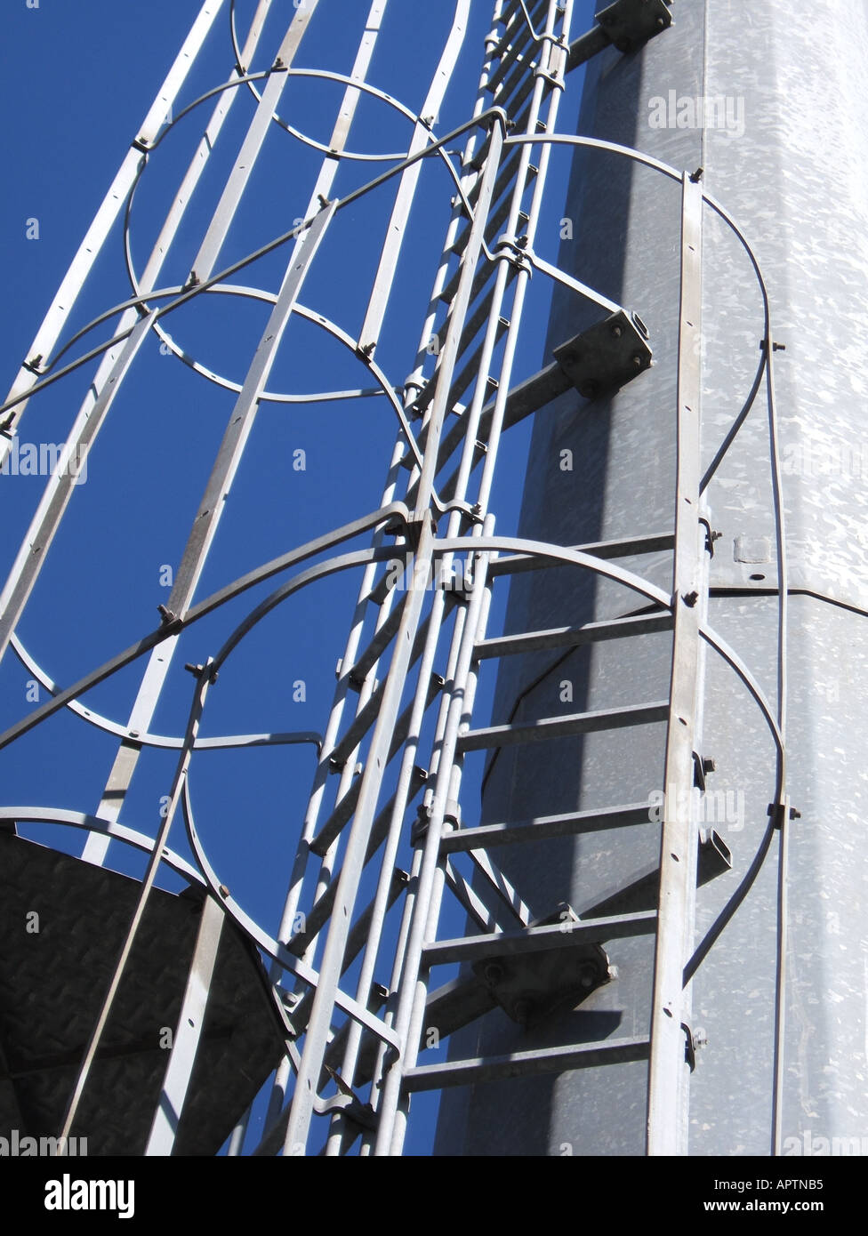 safety ladder at stadium Stock Photo - Alamy