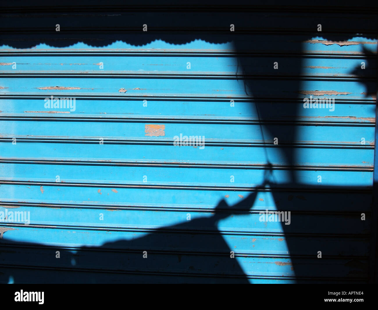 closed market stall Stock Photo - Alamy