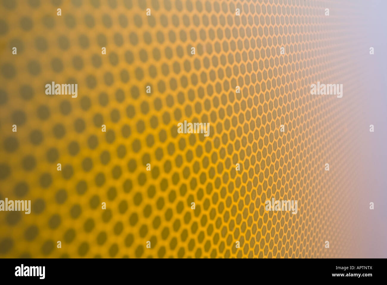 Honeycomb reflective structure from a traffic sign Stock Photo - Alamy