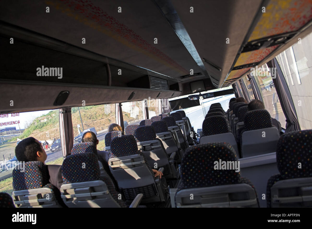 Passengers inside a bus hi-res stock photography and images - Alamy
