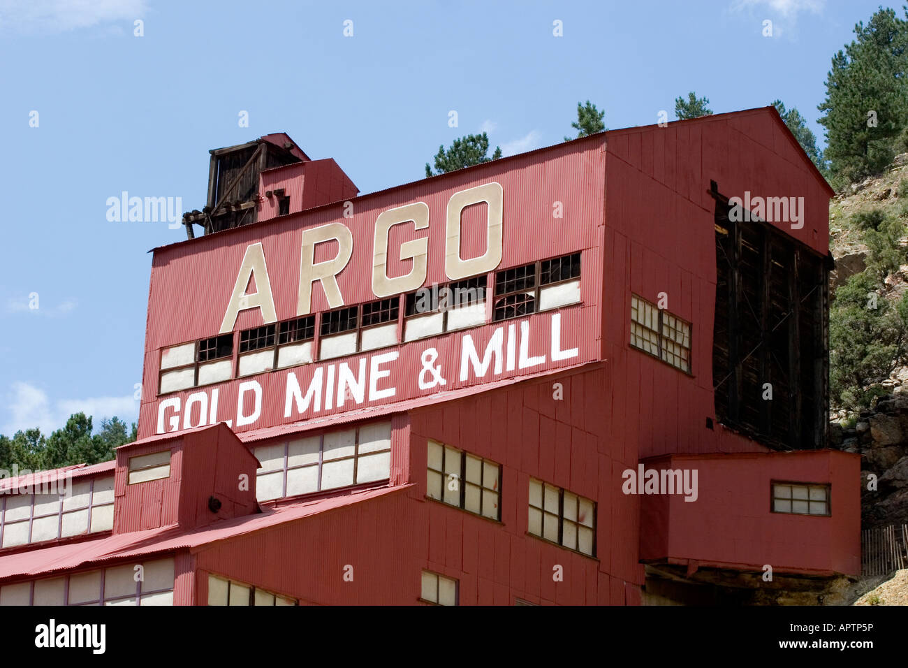 Argo Mine and Mill in Idaho Springs Colorado Stock Photo - Alamy