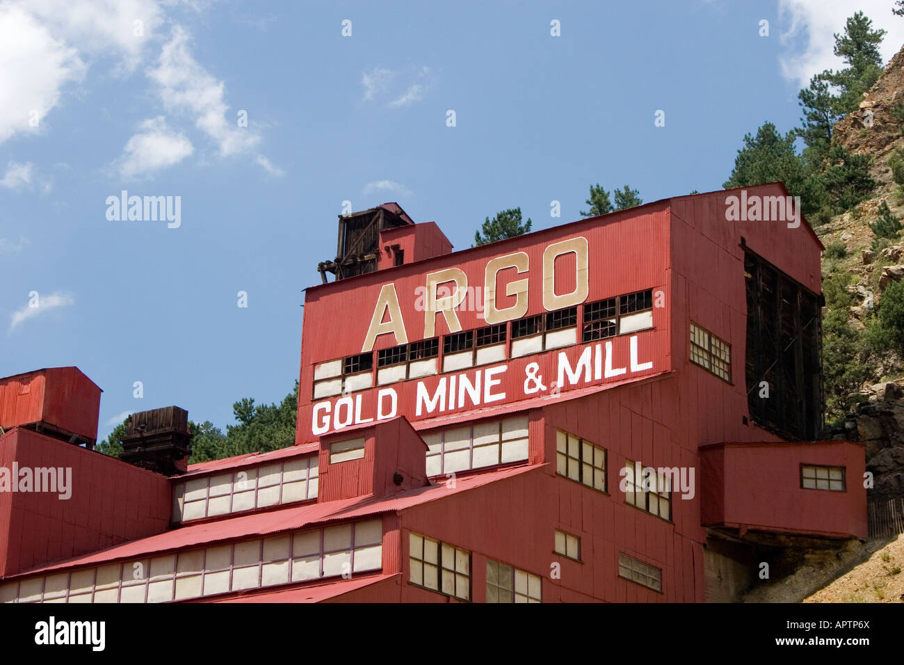 Argo Mine and Mill in Idaho Springs Colorado Stock Photo - Alamy