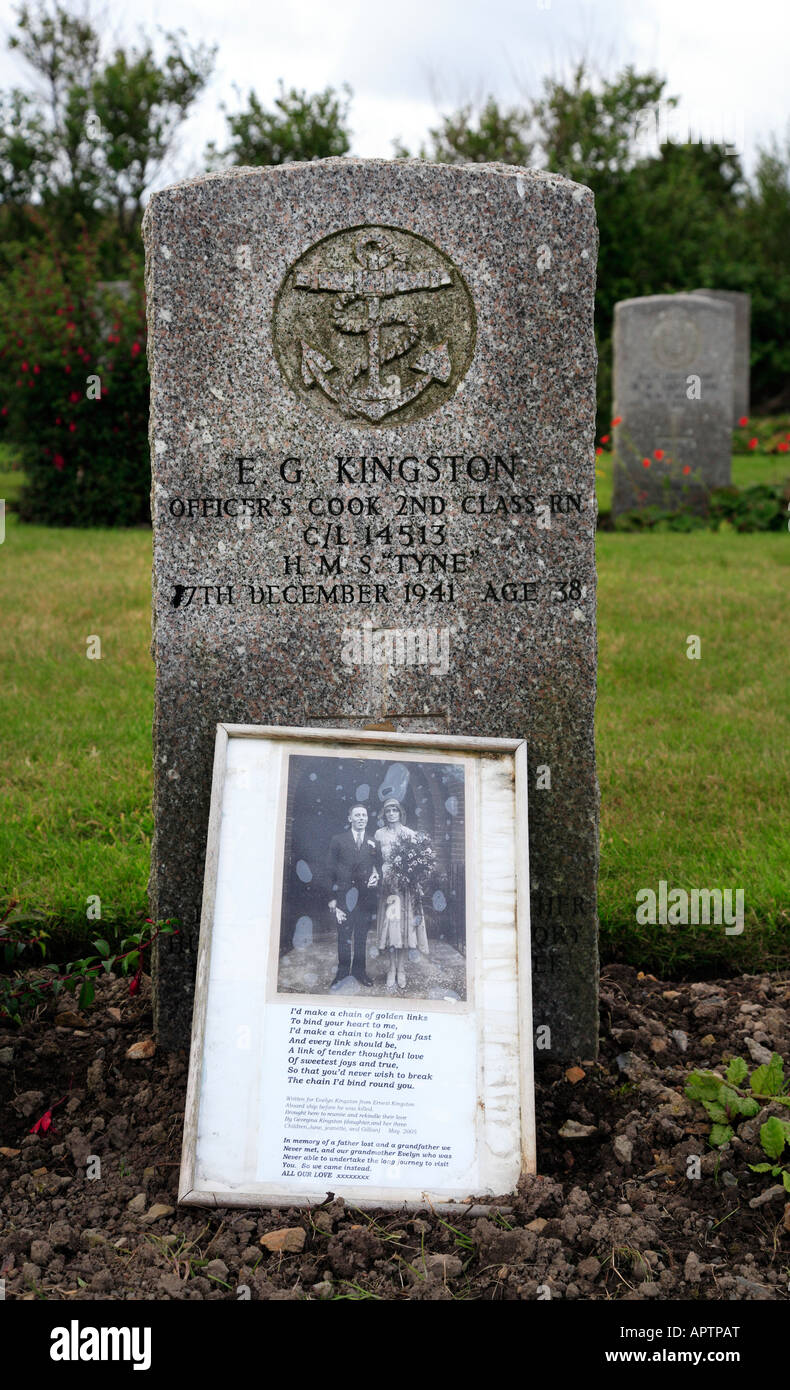 Lyness Naval Cemetery on the Island of Hoy. Orkney Islands, Scotland ...