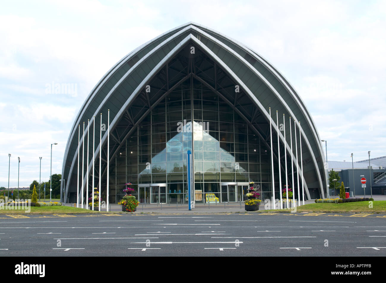 The Armadillo building SECC on the banks of the River Clyde Glasgow ...