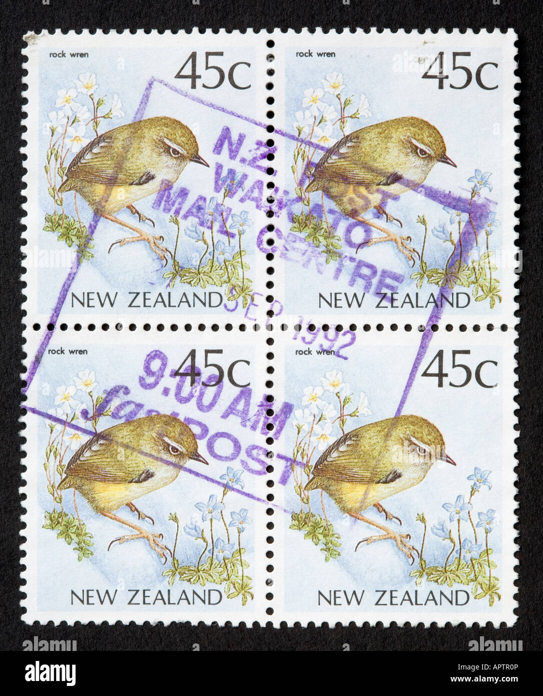 New Zealand postage stamps Stock Photo - Alamy
