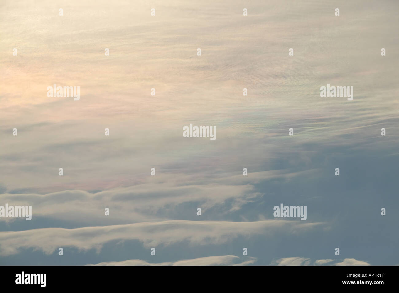 Colourful stratus clouds at sunset Stock Photo - Alamy