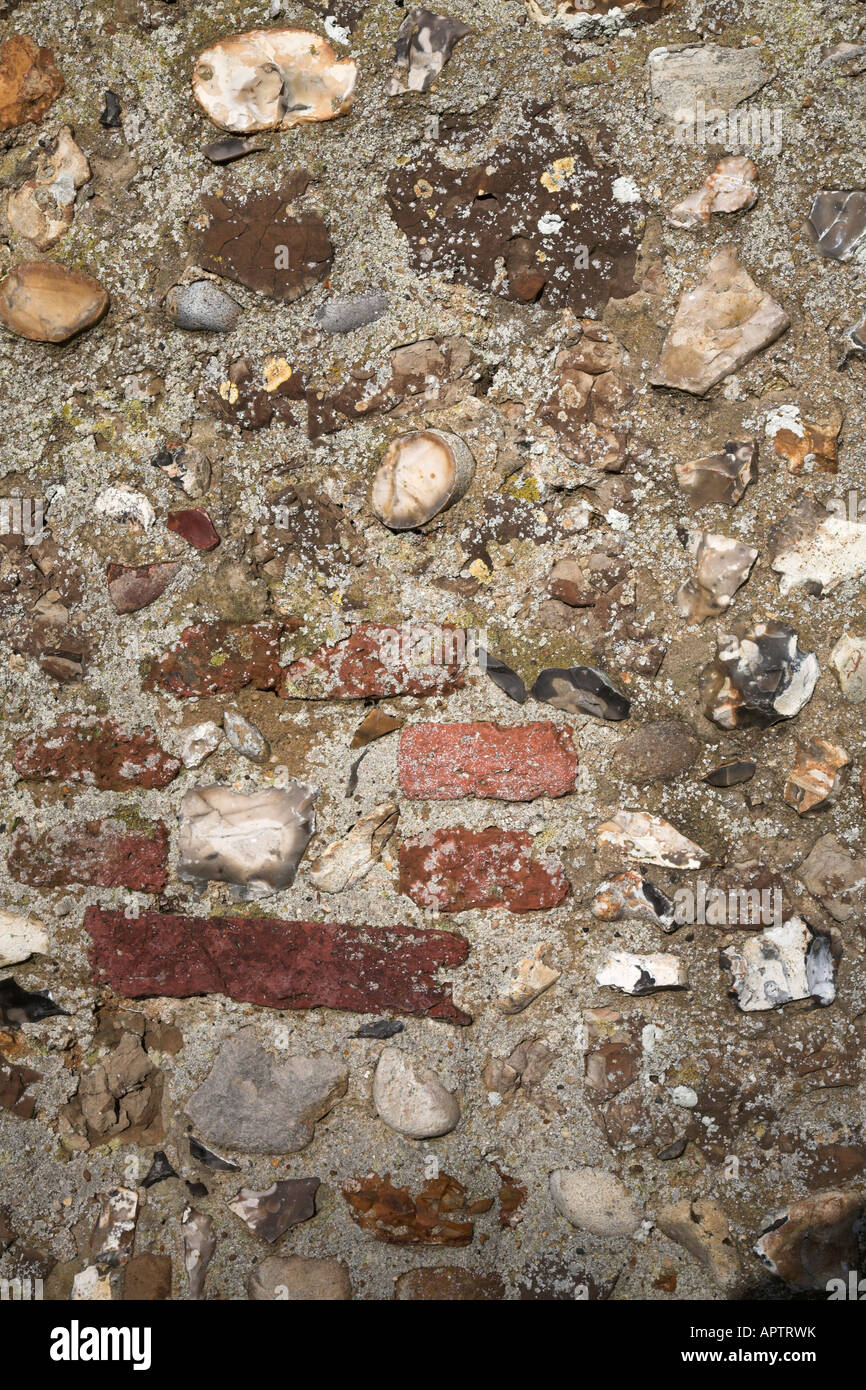 Brick stone rubble wall of church close up Stock Photo - Alamy