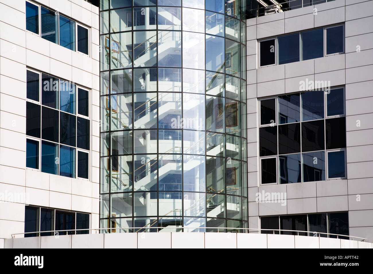 Modern Architecture from Granary Wharf in Leeds West Yorkshire England ...