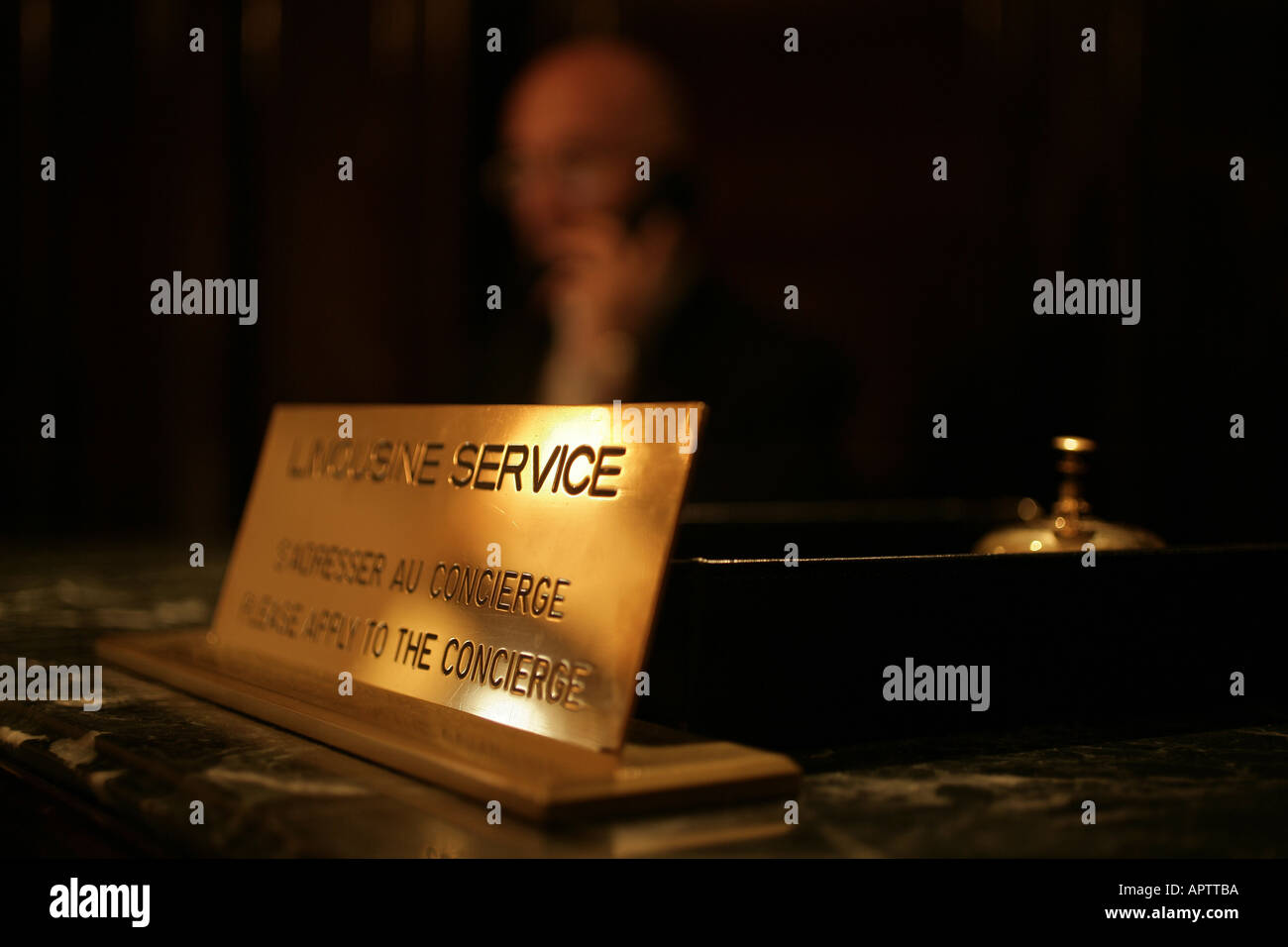Concierge Desk at hotel Stock Photo - Alamy