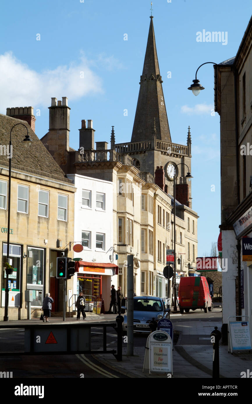 Chippenham Wiltshire England Town Centre Stock Photo - Alamy