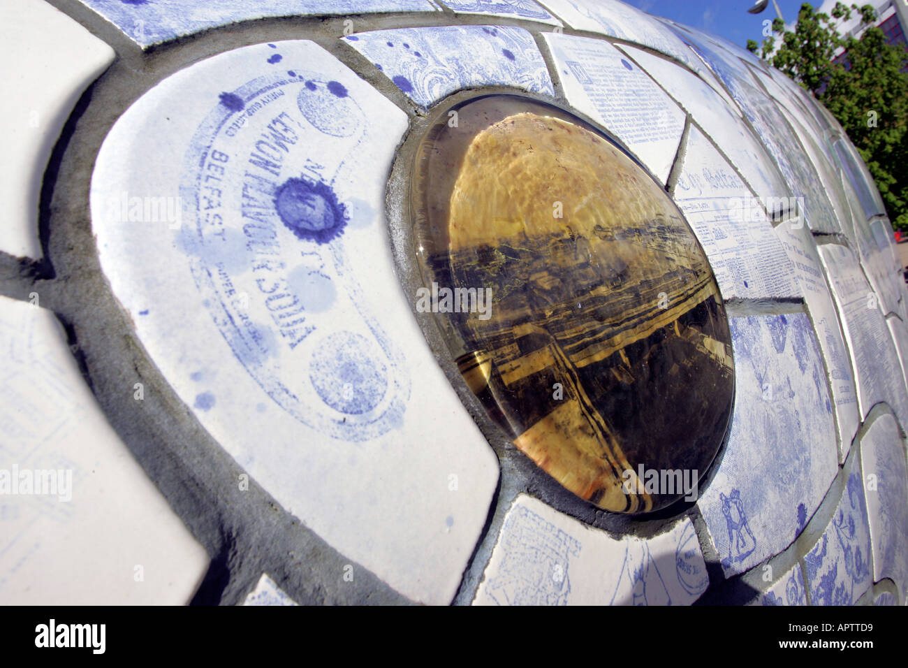 Big Fish sculpture on the Lagan waterfront in Belfast Stock Photo - Alamy