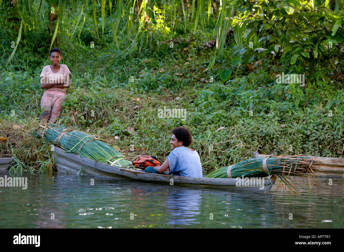 Tui Tai Adventure Cruises Fiji Islands Yanawai River Kayak trip Stock ...