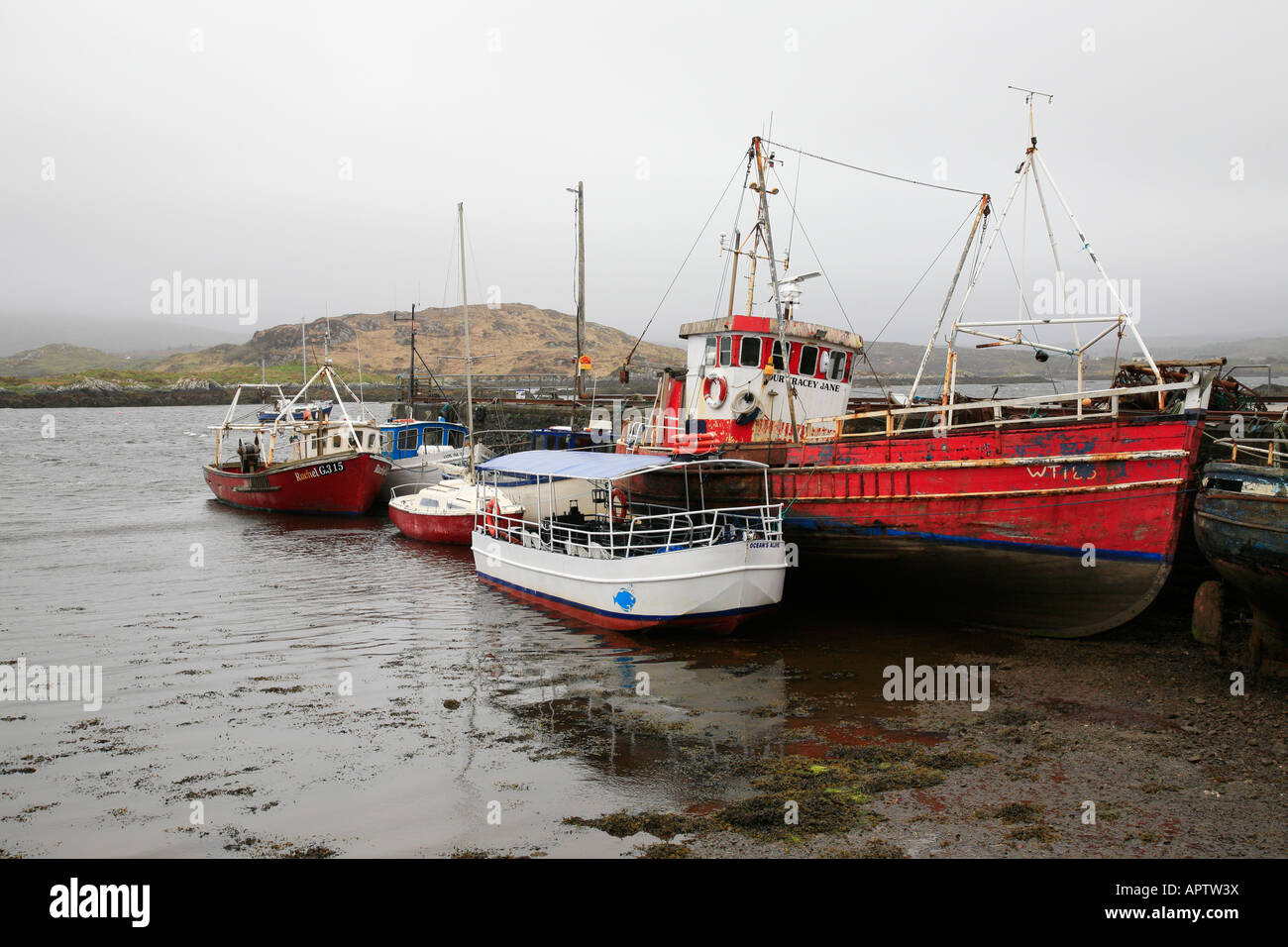 trawler Connemara Ireland Stock Photo - Alamy
