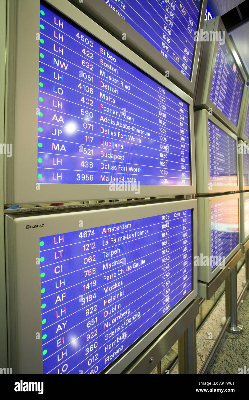Arrival screen hi-res stock photography and images - Alamy