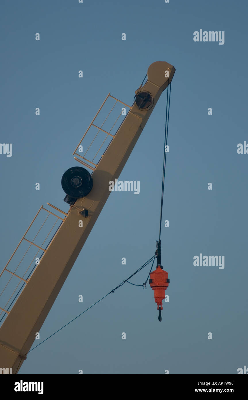 Crane in an industrial scene from UK Stock Photo - Alamy