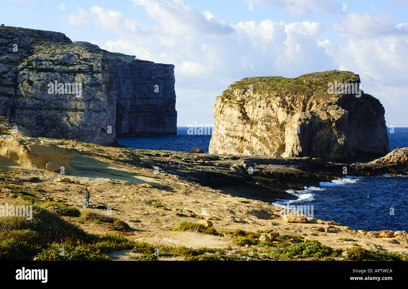 Fungus rock dwejra in hi-res stock photography and images - Alamy