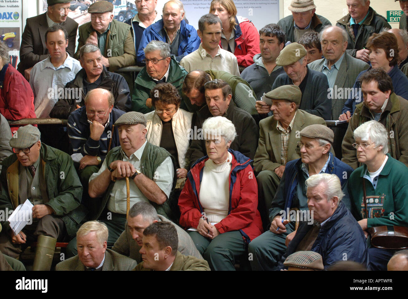 Auction crowd hi-res stock photography and images - Alamy