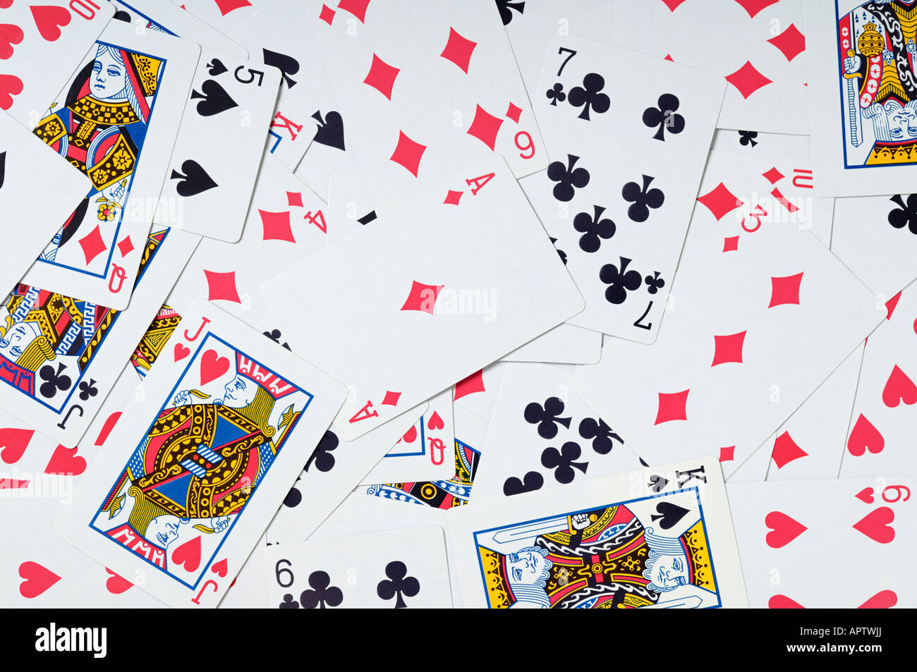 Deck of cards above hi-res stock photography and images - Alamy