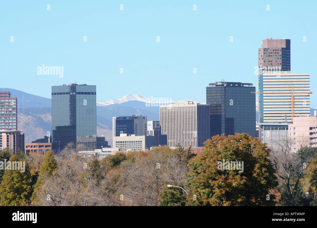 Rockies denver skyline hi-res stock photography and images - Alamy