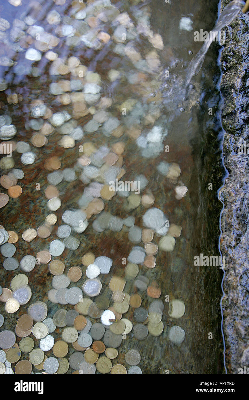 water sing money coin donation fountain habits tradition success lucky ...