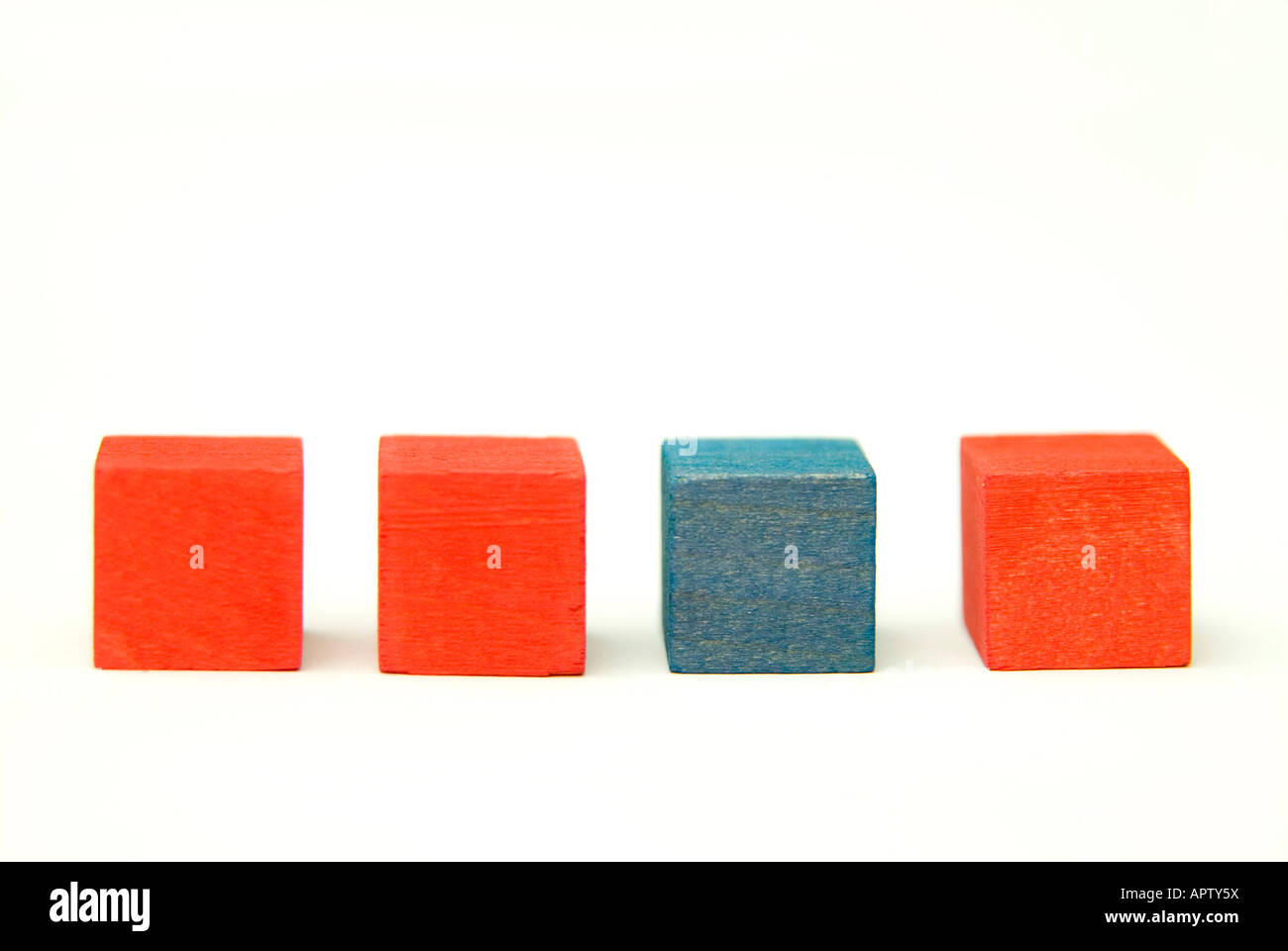 Row of Blocks Stock Photo - Alamy