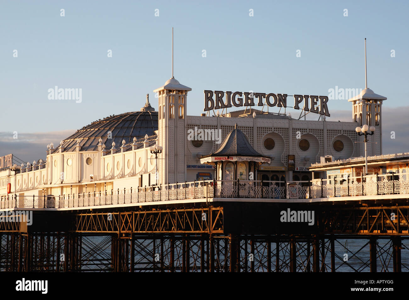 brighton pier opened in may 1899 taken in the early morning sussex ...