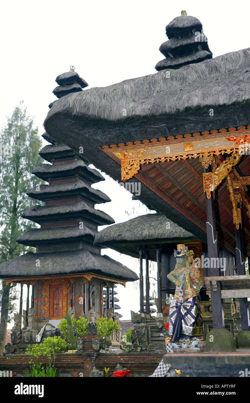 Batu Temple mother of temples Kintamani Village Mount Gunung Batur Bali ...