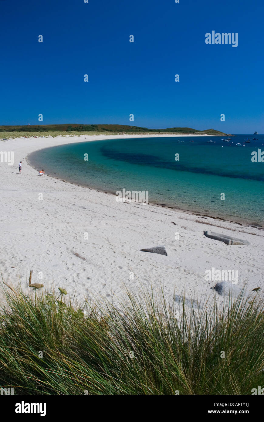 Higher town bay beach on st martins hi-res stock photography and images ...