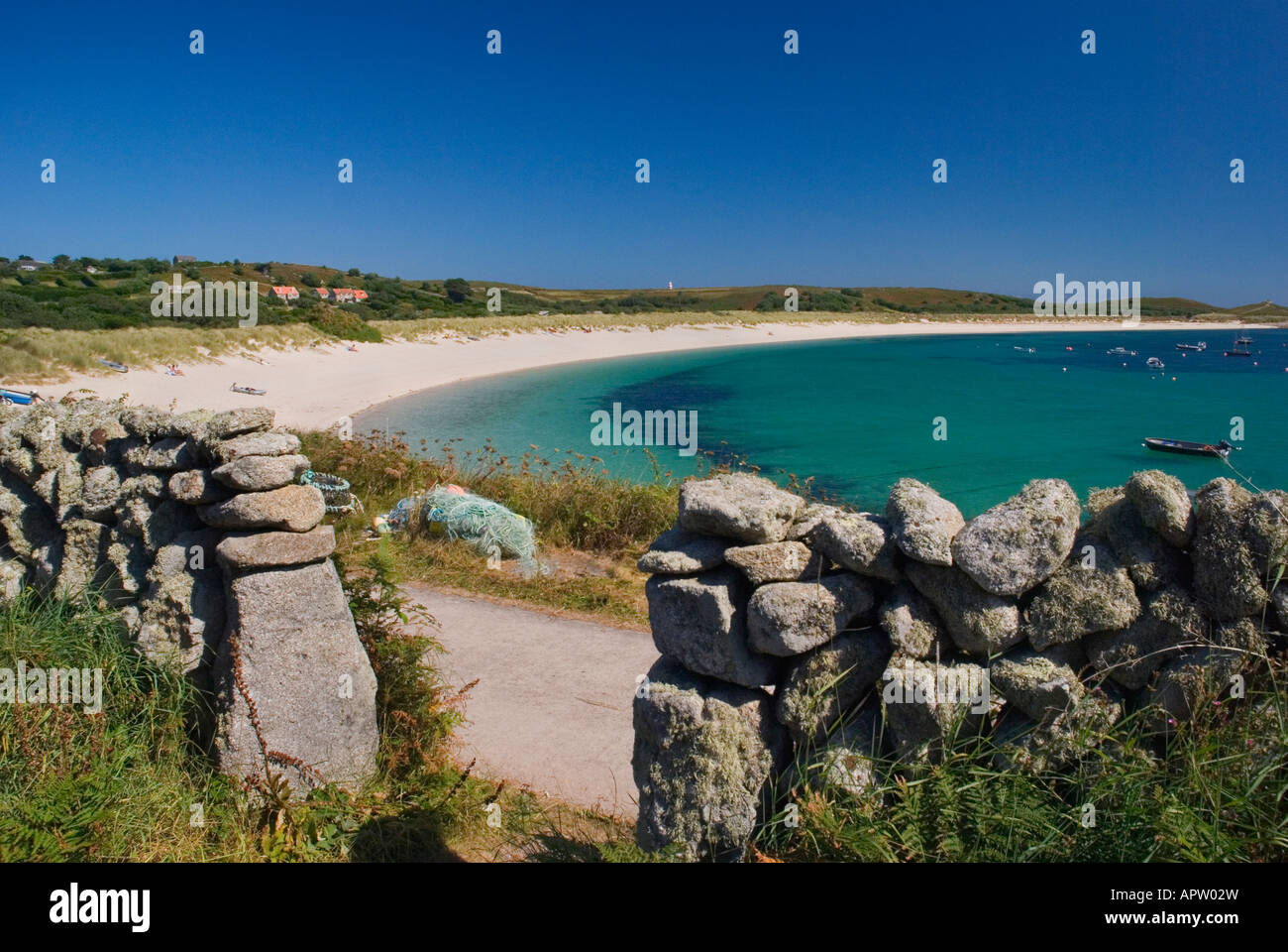 Higher town bay beach on st martins hi-res stock photography and images ...