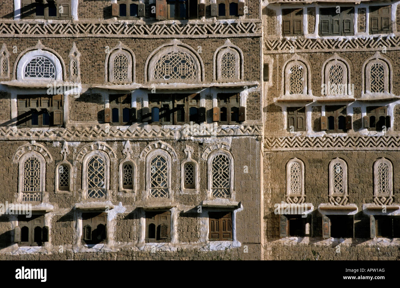 Traditional yemeni windows architecture hi-res stock photography and ...