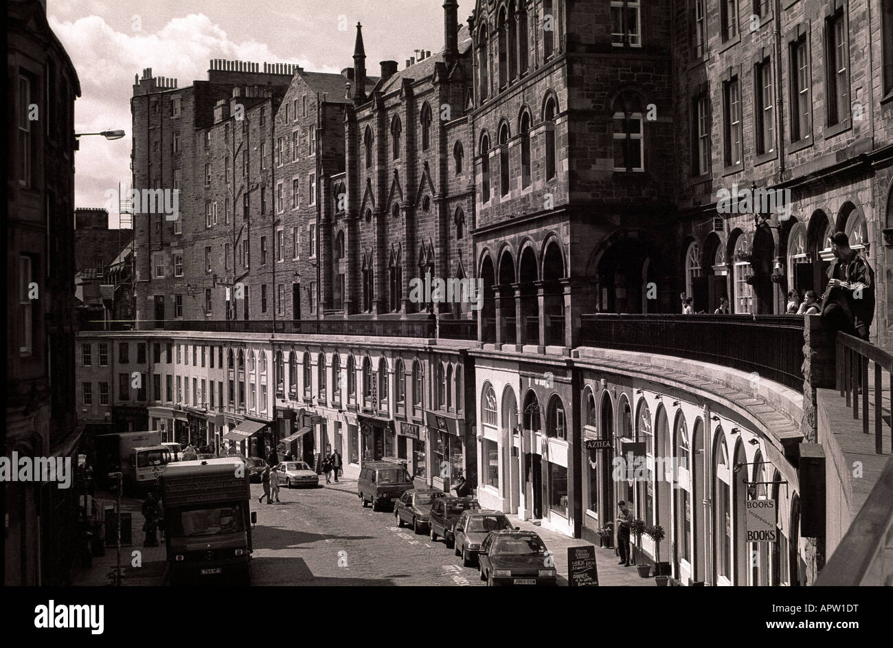 W bow edinburgh hi-res stock photography and images - Alamy