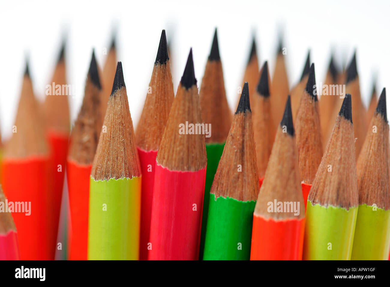 pencil color colour colorful concept mess multitude business assortment ...