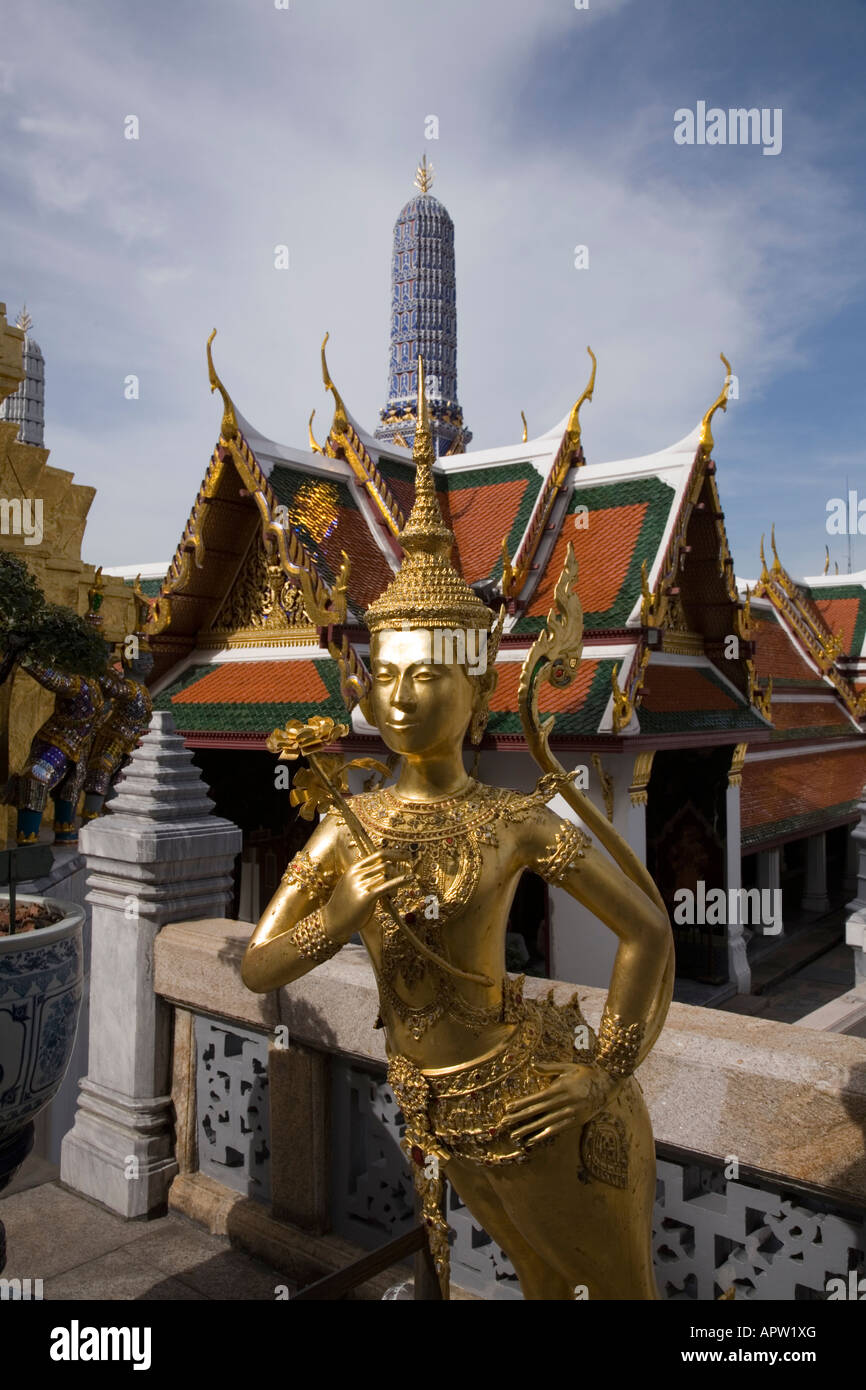 Kinora or Garuda at Wat Phra Kaew in grounds of The Grand Palace ...