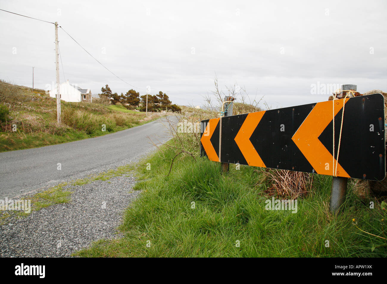 beacon direction sign directory signpost Ireland Stock Photo - Alamy