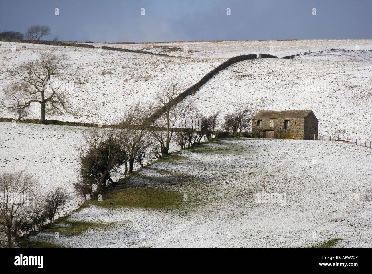 Winter in Bishopdale Stock Photo - Alamy