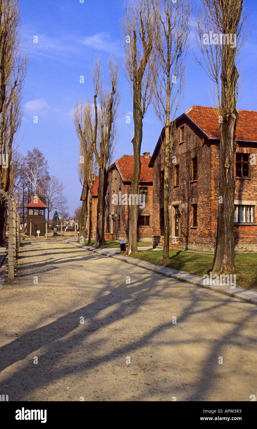Buildings in Concentration Camp Auschwitz, Poland, Europe Stock Photo ...