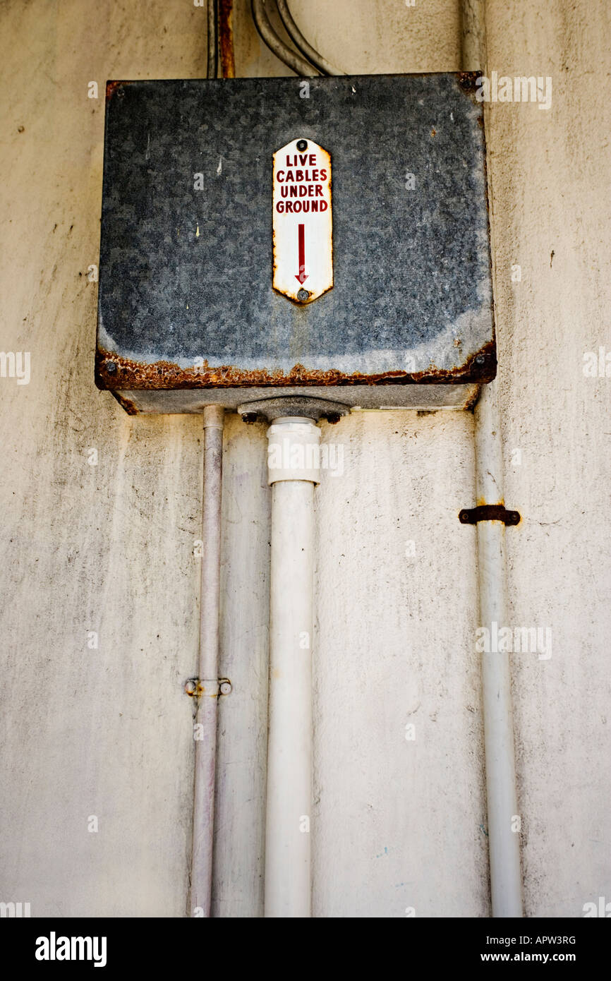 Electric box New Zealand Stock Photo - Alamy