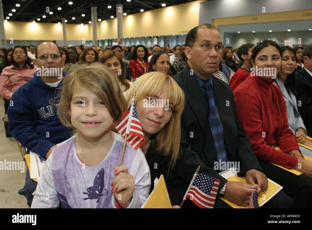 Miami Beach Florida,Convention Center,centre,US Citizenship Ceremony ...