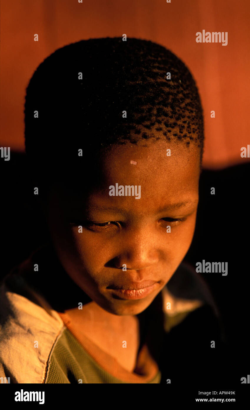 Boy indigenous san tribe namibia hi-res stock photography and images ...